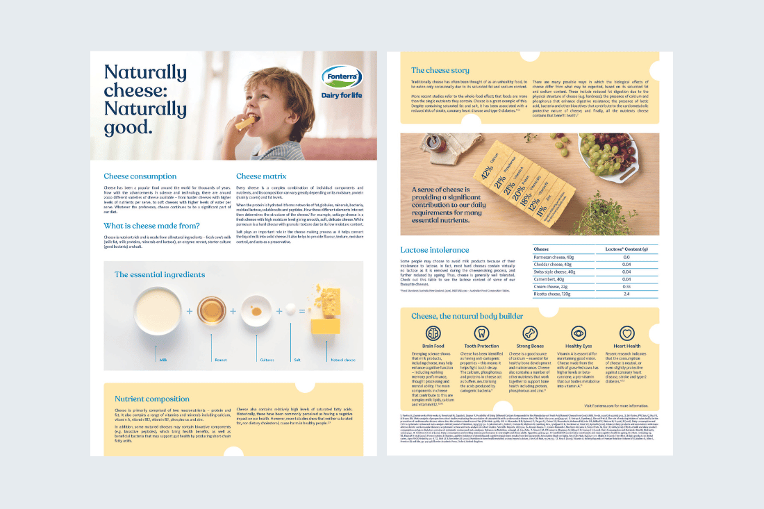 Naturally cheese: Naturally good